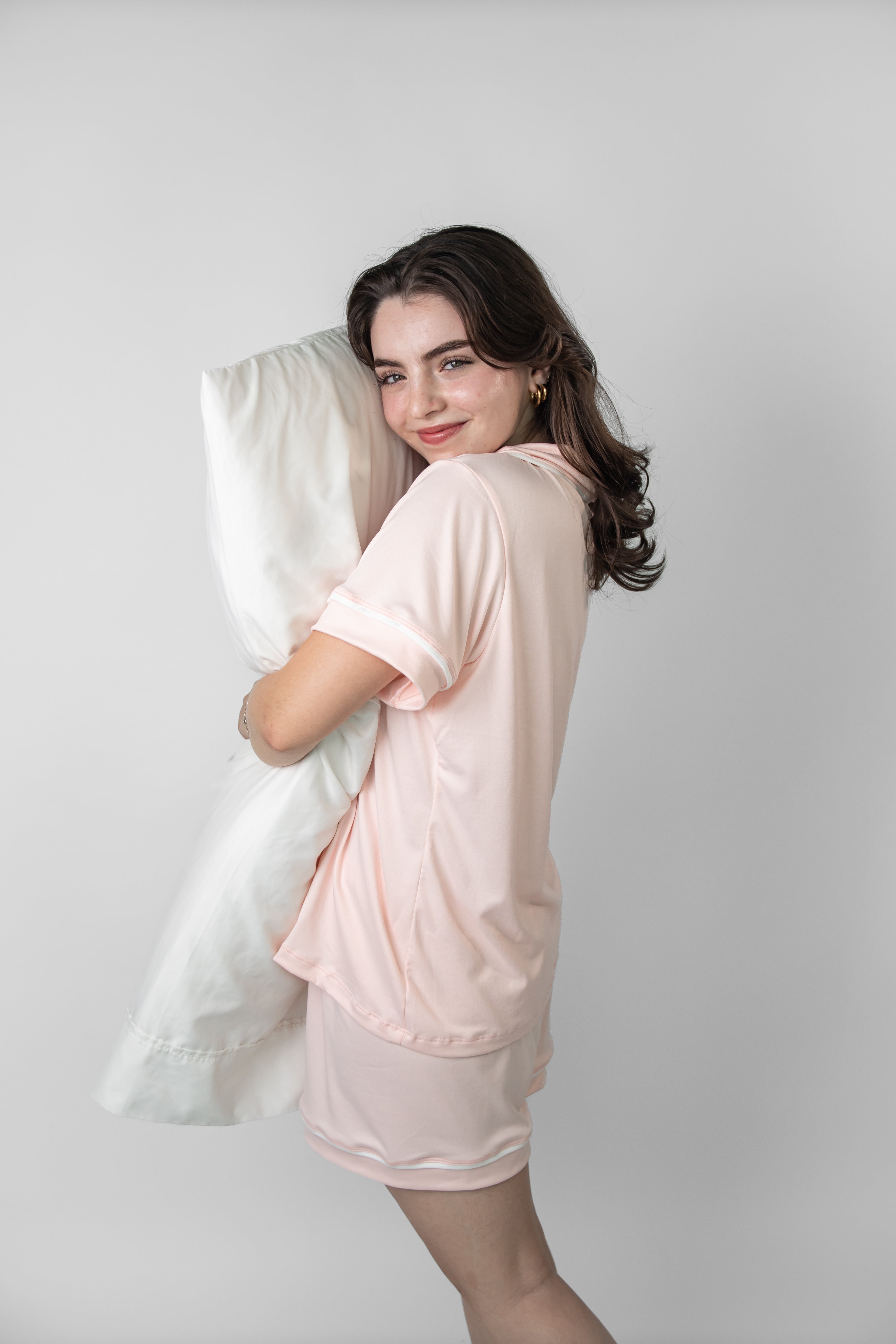 Rosalía/Camisa botones Short – Alba Mia